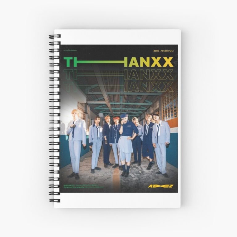 ATEEZ 'THANXX' Album Cover Notebook - KPOP PAKISTAN SHOP