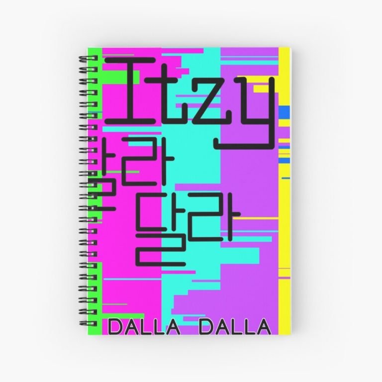 ITZY "DALLA DALLA" Logo Notebook - KPOP PAKISTAN SHOP